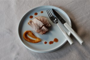 La Double Côte de Veau, Sauce aux Fruits rouges - Casserole et Chocolat