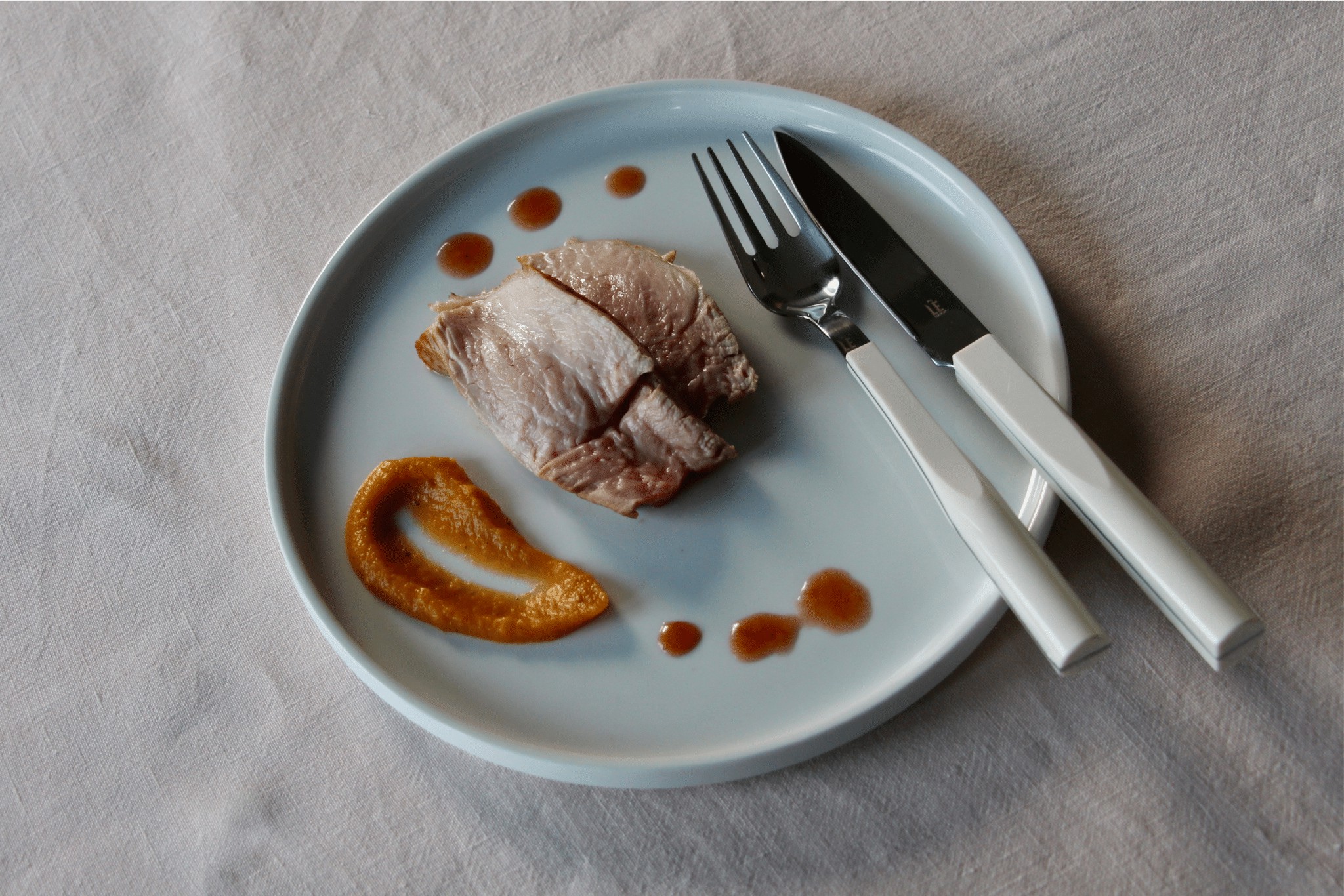La Double Côte de Veau, Sauce aux Fruits rouges - Casserole et Chocolat