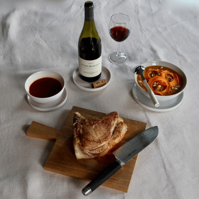 La Double Côte de Veau, Sauce aux Fruits rouges - Casserole et Chocolat