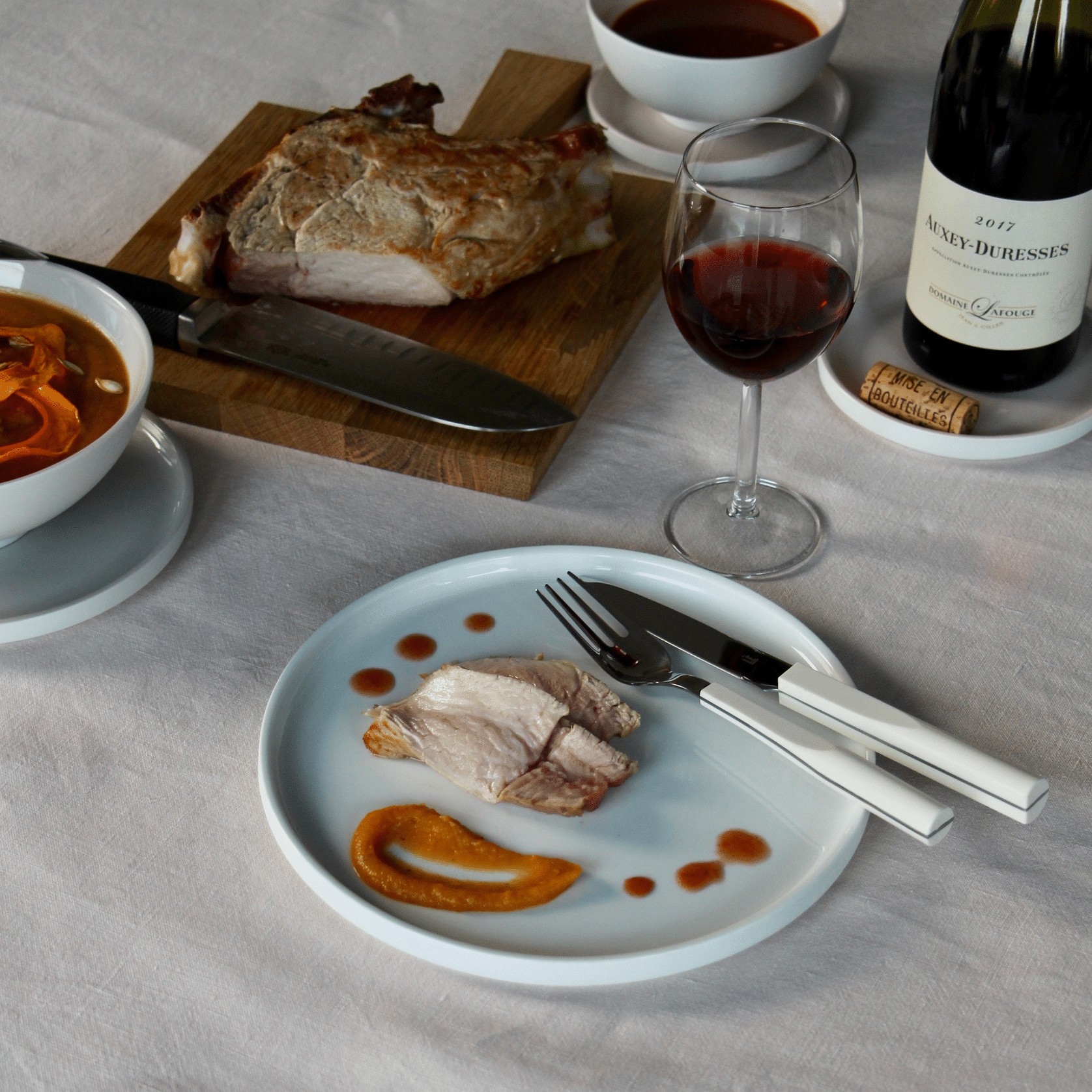 La Double Côte de Veau, Sauce aux Fruits rouges - Casserole et Chocolat