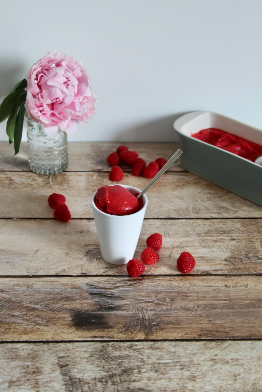 Sorbet Framboise - Casserole et Chocolat