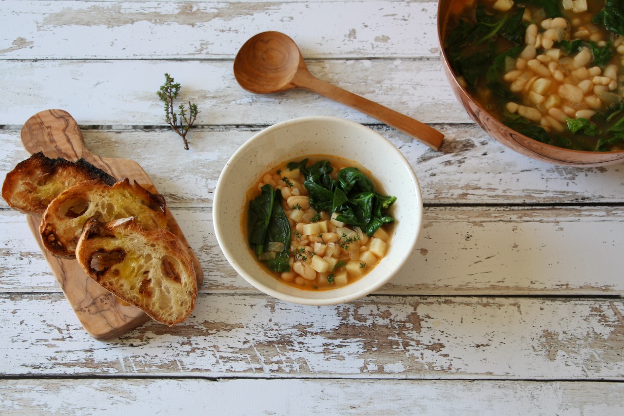 La Soupe toscane de Haricots blancs ou Ribollita - Casserole et Chocolat