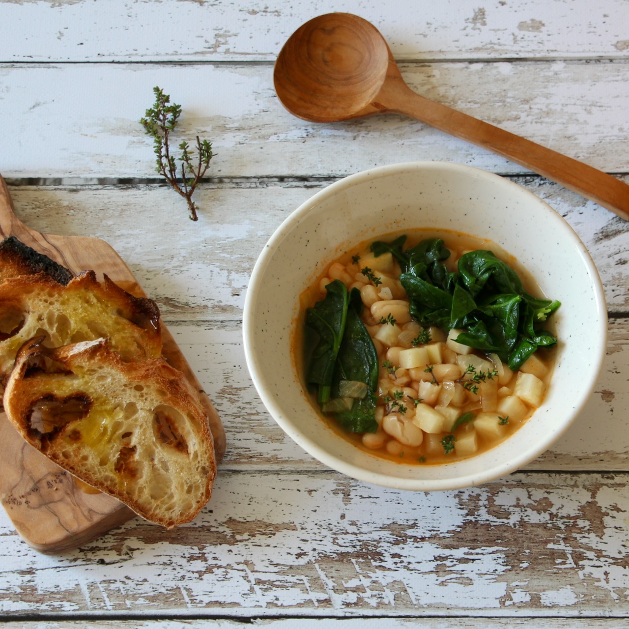 La Soupe toscane de Haricots blancs ou Ribollita - Casserole et Chocolat