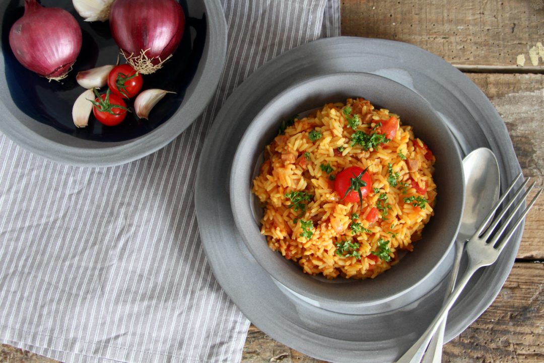 Riz à la Tomate - Casserole et Chocolat