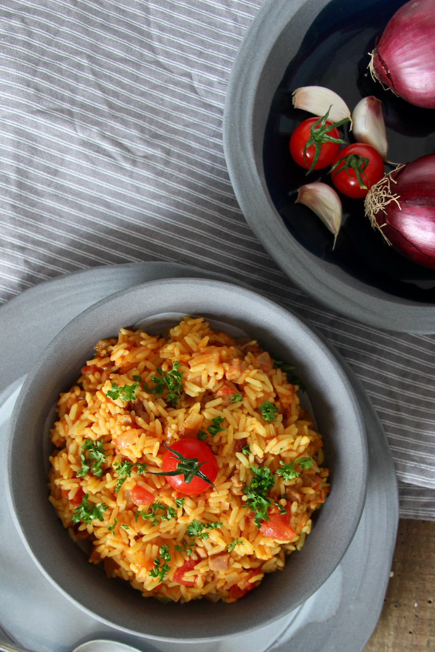 Riz à la Tomate - Casserole et Chocolat