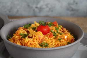 Riz à la Tomate - Casserole et Chocolat