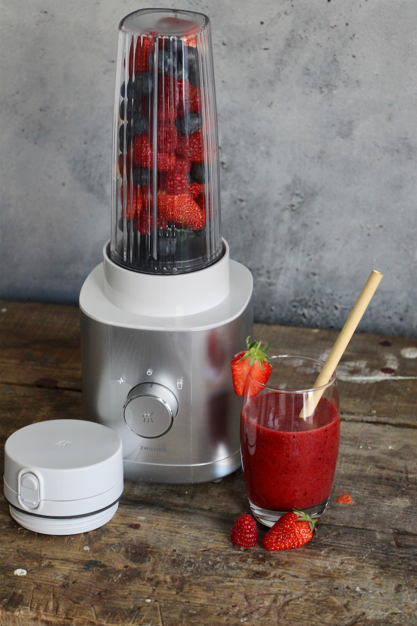 Smoothie aux Fruits rouges - Casserole et Chocolat