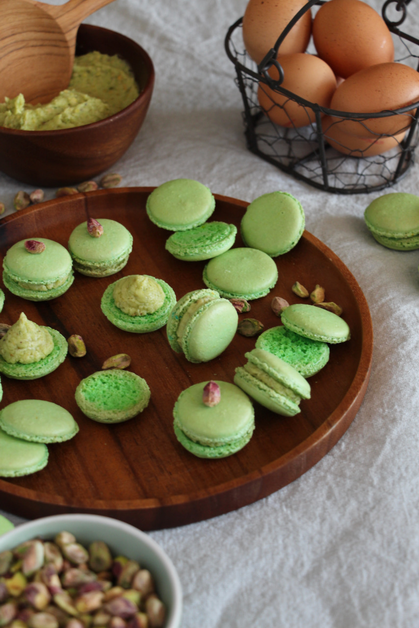 Les Macarons à la Pistache - Casserole et Chocolat