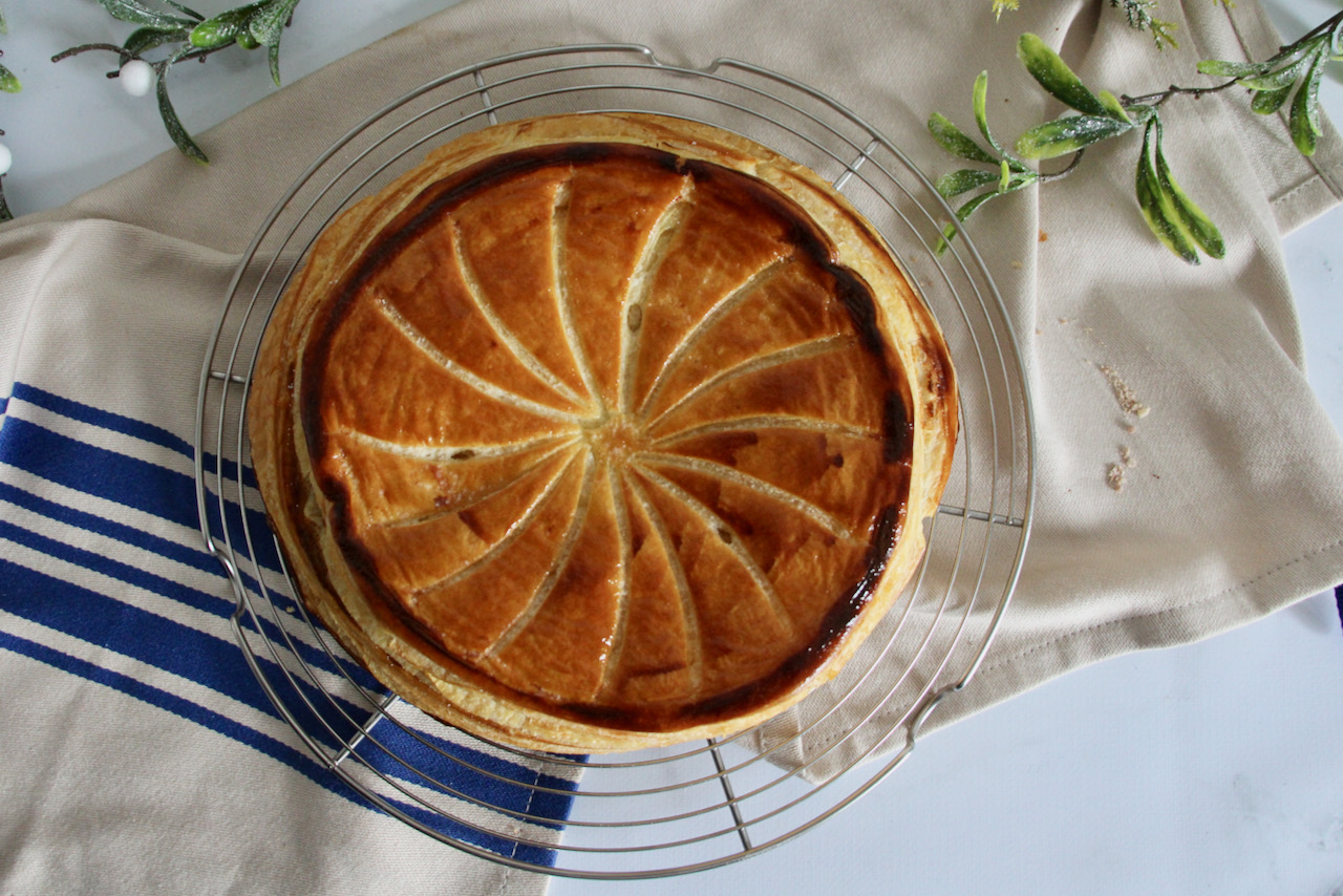 Galette des Rois, Frangipane Praliné Amande, Poires confites ...