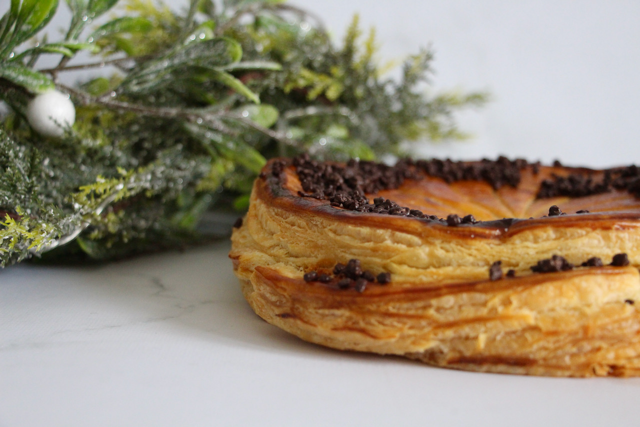 Galette des Rois, Frangipane Praliné Amande, Poires confites ...