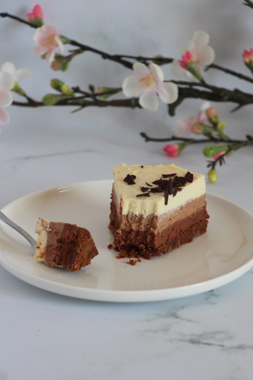 Cheesecake sans Cuisson aux 3 Chocolats - Casserole et Chocolat