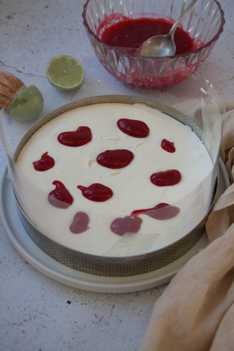 Cheesecake sans Cuisson à la Framboise - Casserole et Chocolat