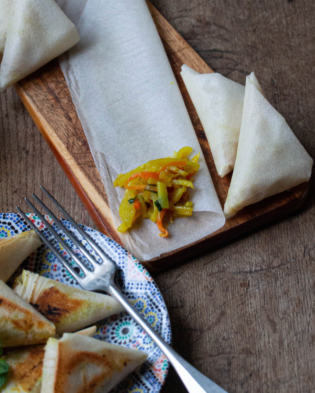 Samoussa (ou Samossa) aux Légumes et Curry - Casserole et Chocolat