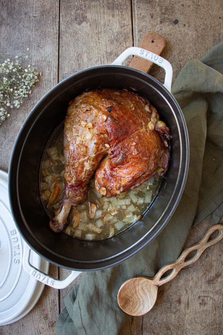 Cuisse de Dinde à la Moutarde et au Miel - Casserole et Chocolat