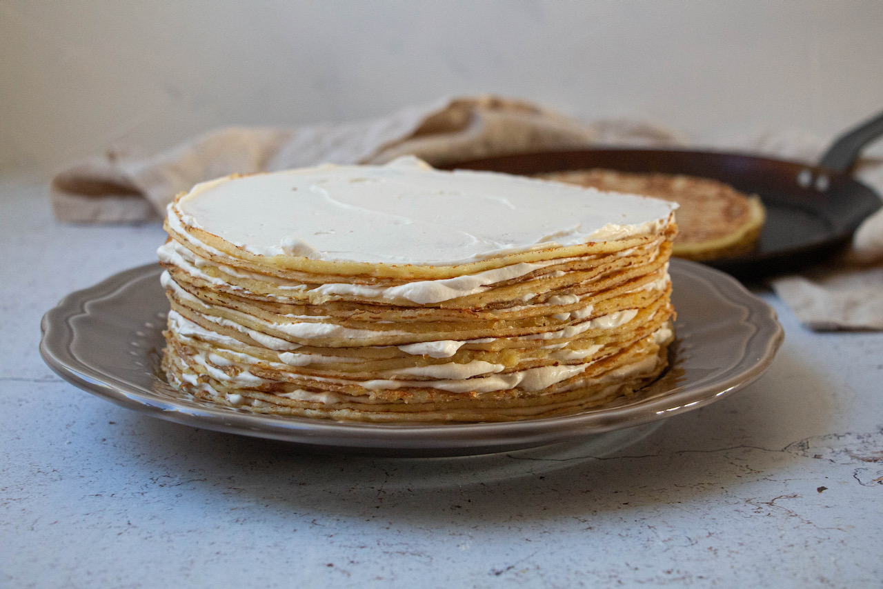 Gâteau Crêpes Tiramisu - Casserole et Chocolat
