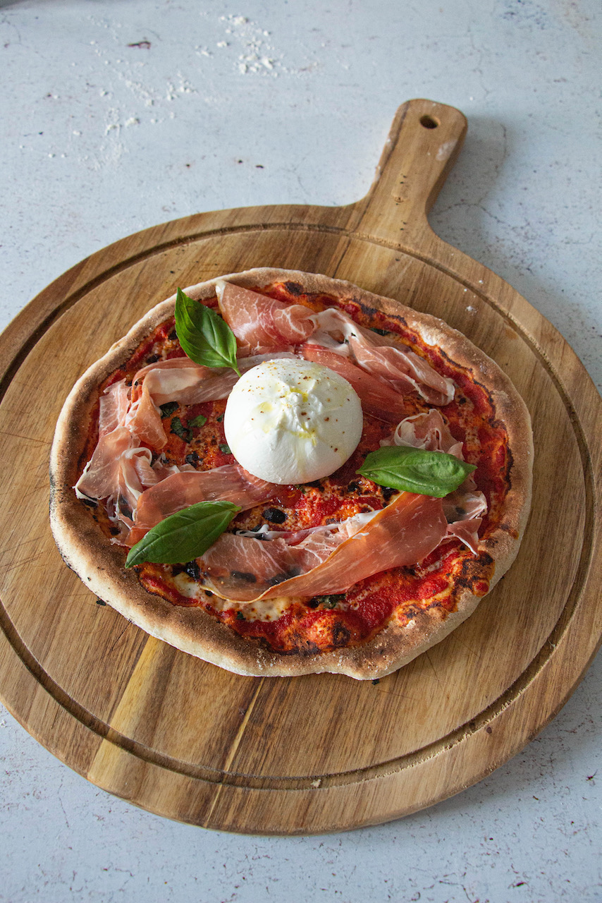Pizza Crème De Parmesan Jambon Cru Et Burrata Casserole And Chocolat