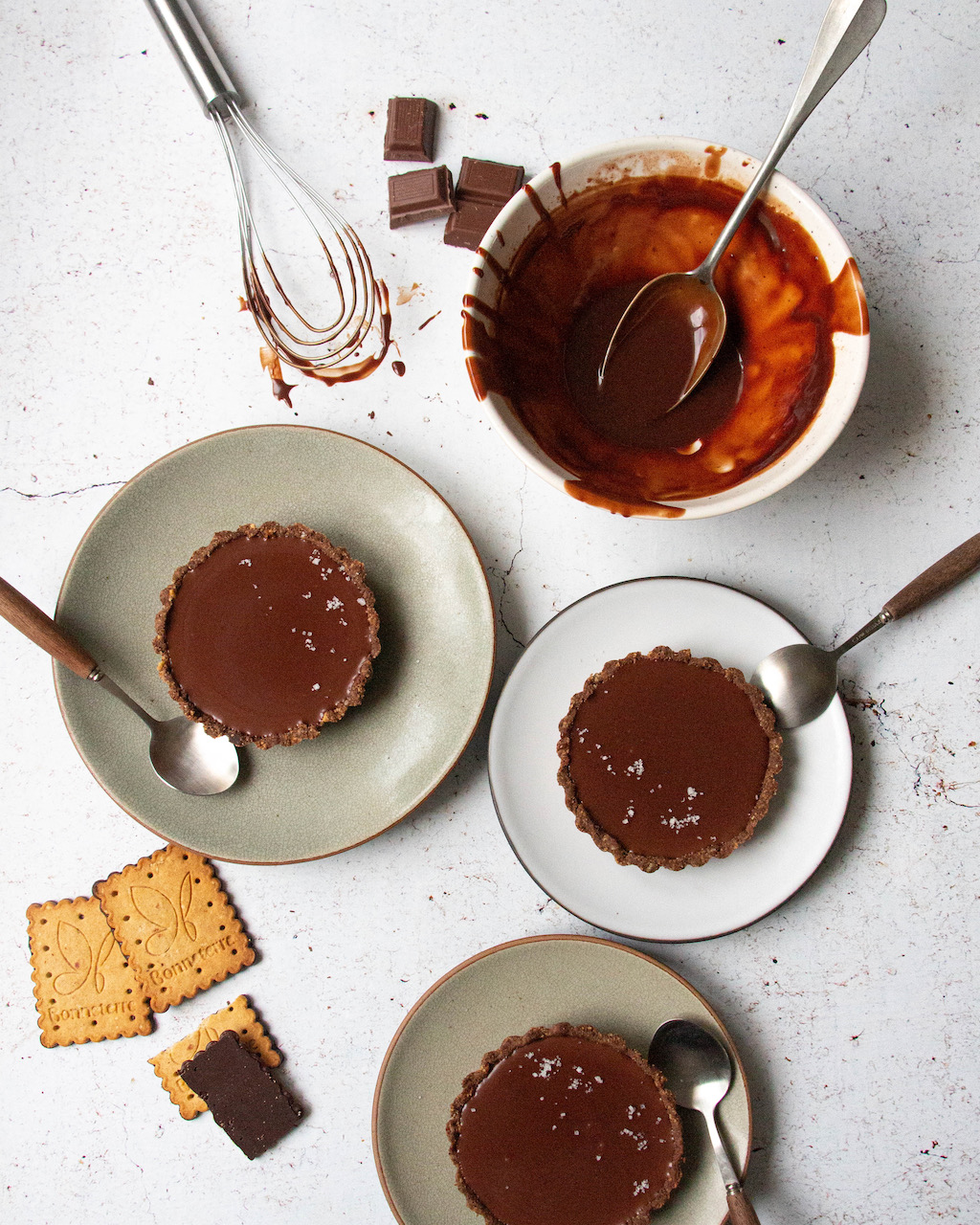 Tartelettes au Chocolat sans Cuisson - Casserole et Chocolat