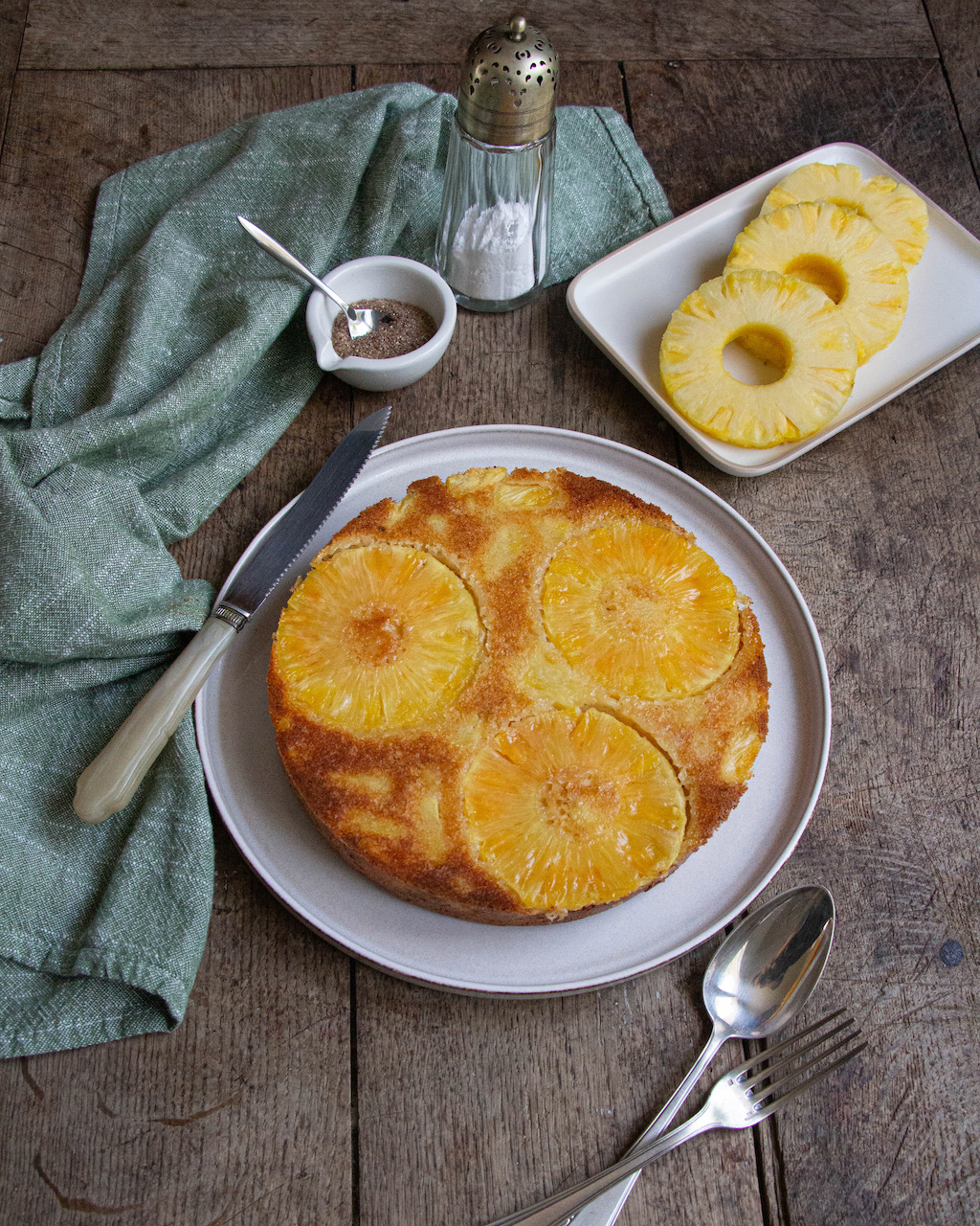 Gâteau renversé Ananas Mascarpone - Casserole et Chocolat