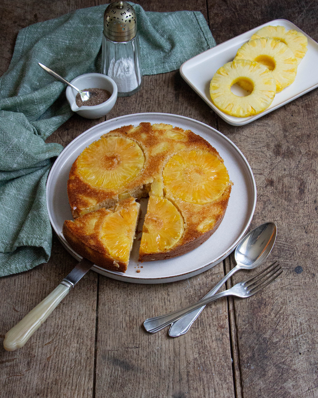 Gâteau renversé Ananas Mascarpone - Casserole et Chocolat