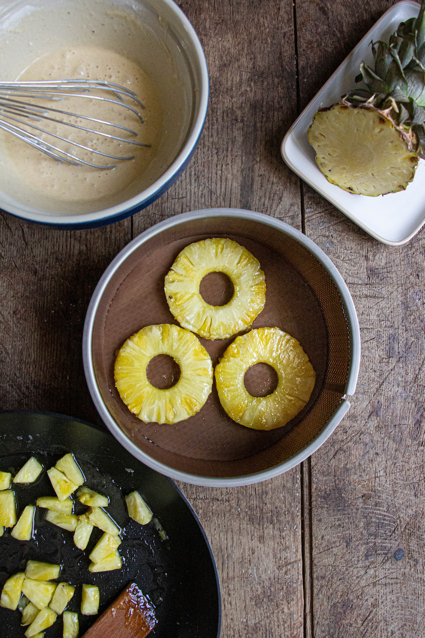 Gâteau renversé Ananas Mascarpone - Casserole et Chocolat