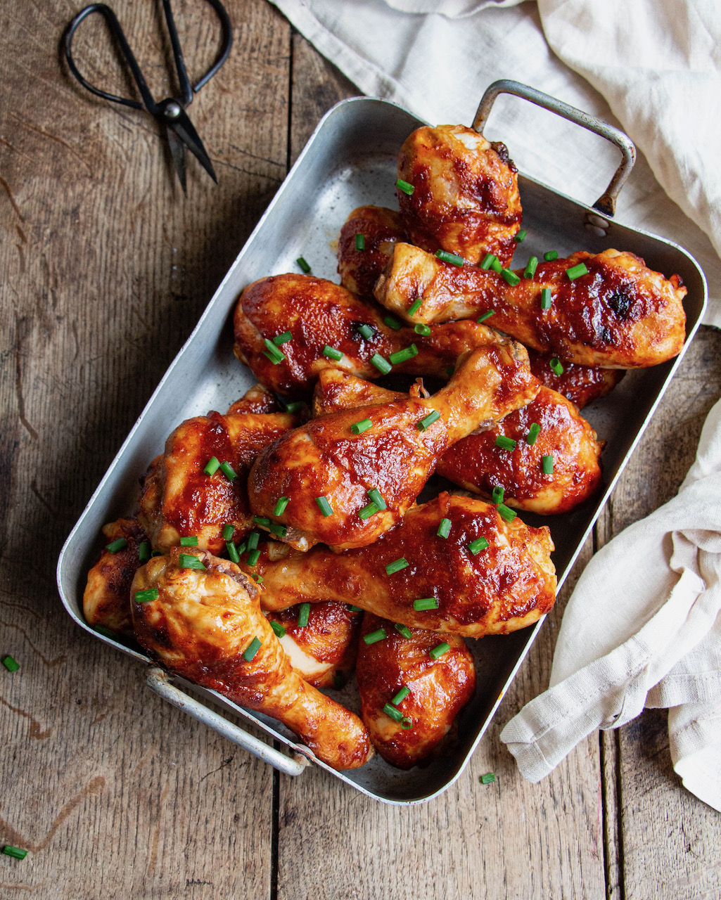 Pilons de Poulet marinés, Sauce Barbecue - Casserole et Chocolat