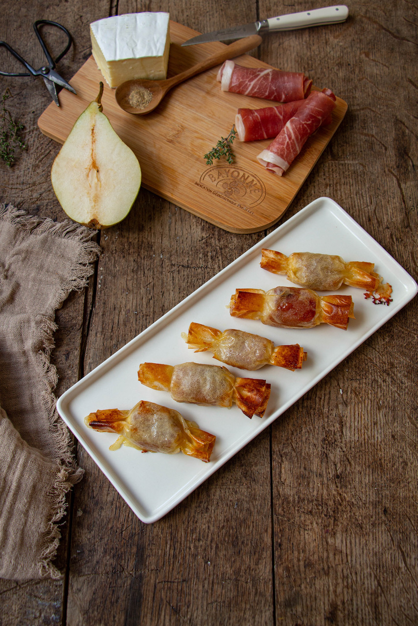 "Bonbons" Apéro au Jambon de Bayonne et Brie - Casserole et Chocolat
