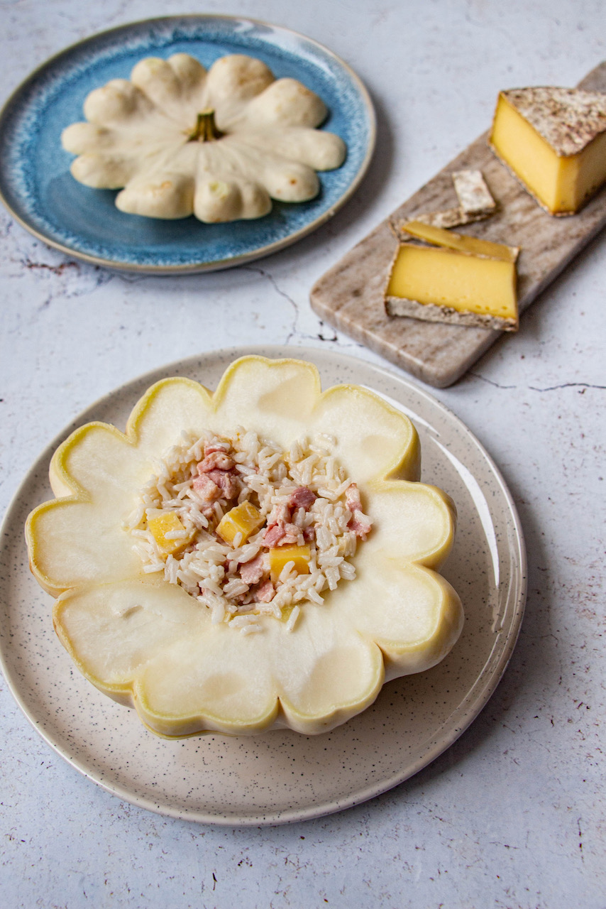 Pâtisson farci au Lard et à la Tomme de Savoie - Casserole et Chocolat