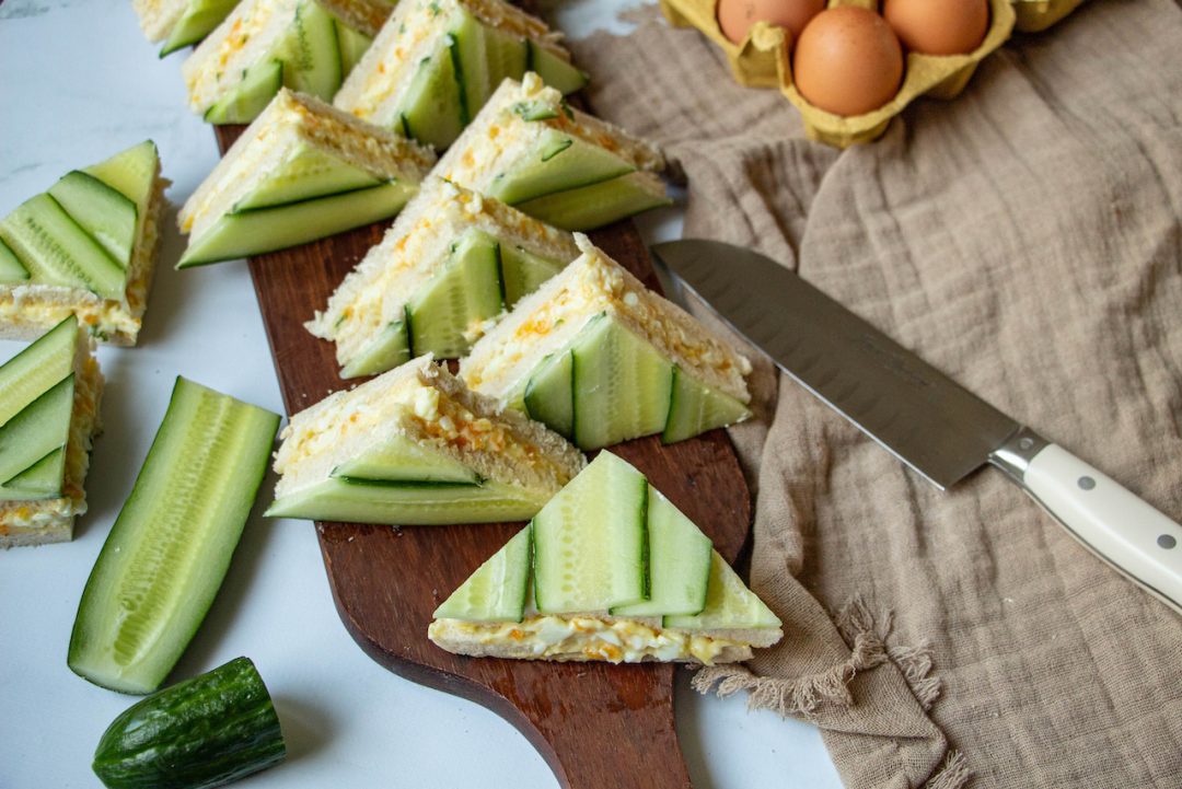 Sandwichs Triangle Oeuf Mimosa et Concombre - Casserole et Chocolat