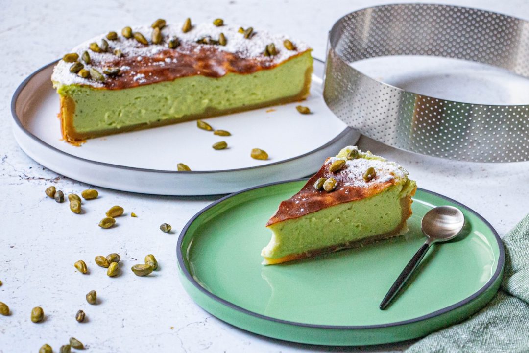 Le Flan à la Pistache : Casserole et Chocolat