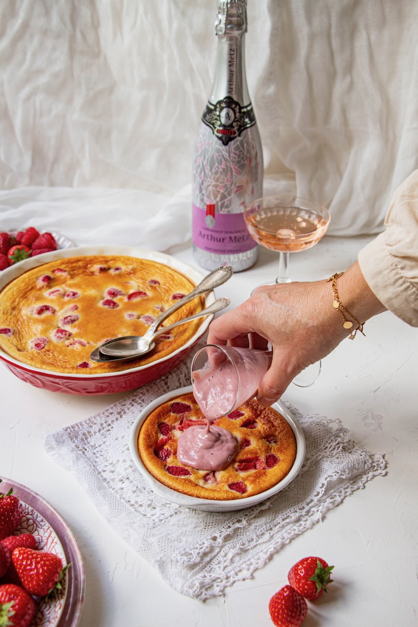 Clafoutis de Fruits rouges, Sabayon au Crémant - Casserole et Chocolat