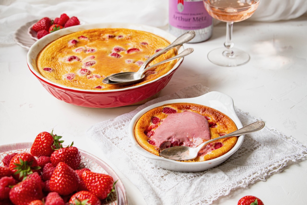 Clafoutis de Fruits rouges, Sabayon au Crémant - Casserole et Chocolat