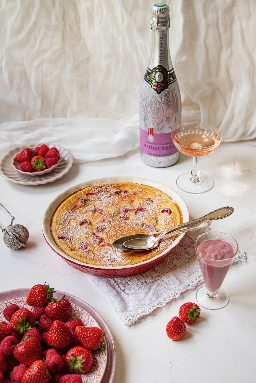 Clafoutis de Fruits rouges, Sabayon au Crémant - Casserole et Chocolat