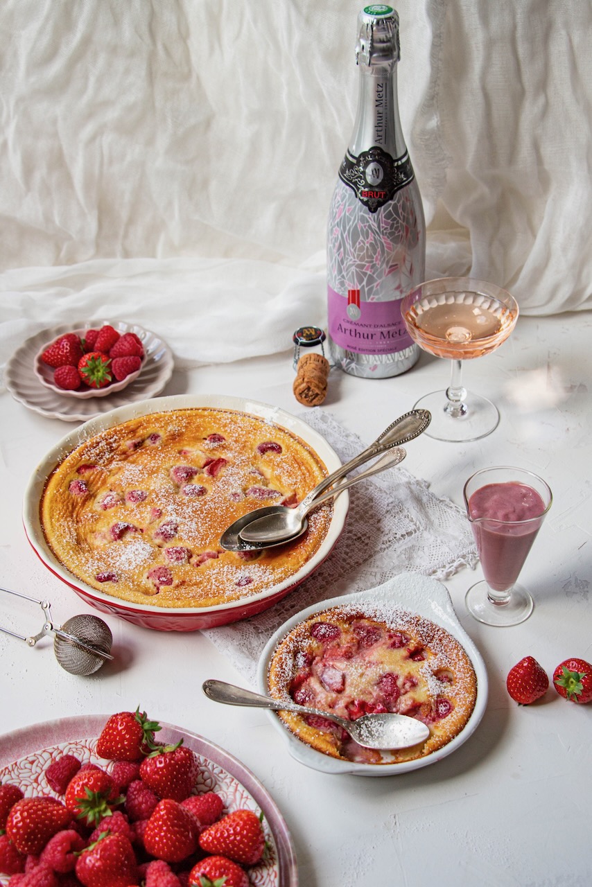 Clafoutis de Fruits rouges, Sabayon au Crémant - Casserole et Chocolat