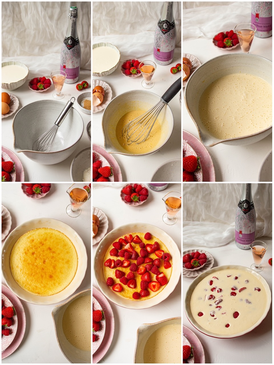 Clafoutis de Fruits rouges, Sabayon au Crémant - Casserole et Chocolat