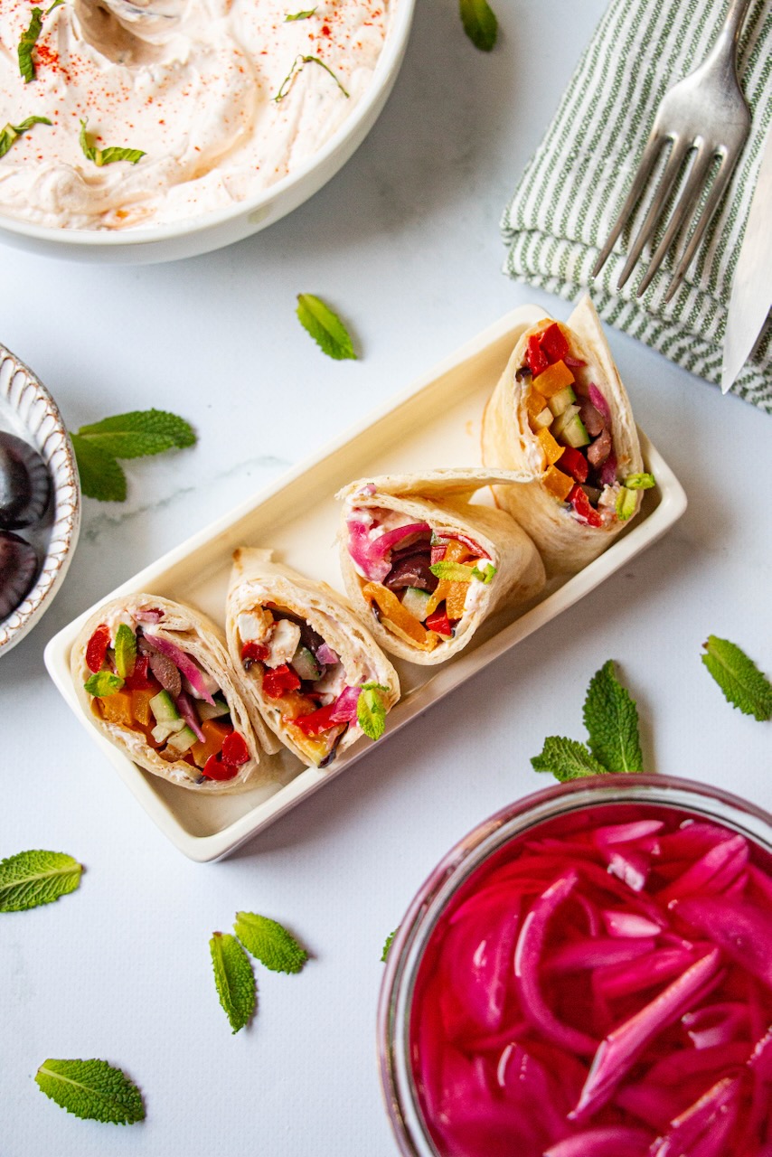 Wraps végétariens - Casserole et Chocolat