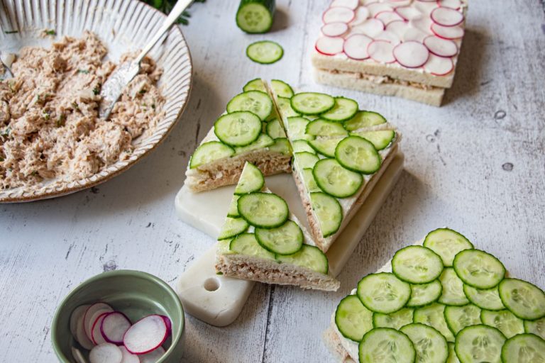 Sandwichs Triangle au Thon, Concombre et Radis : Casserole et Chocolat