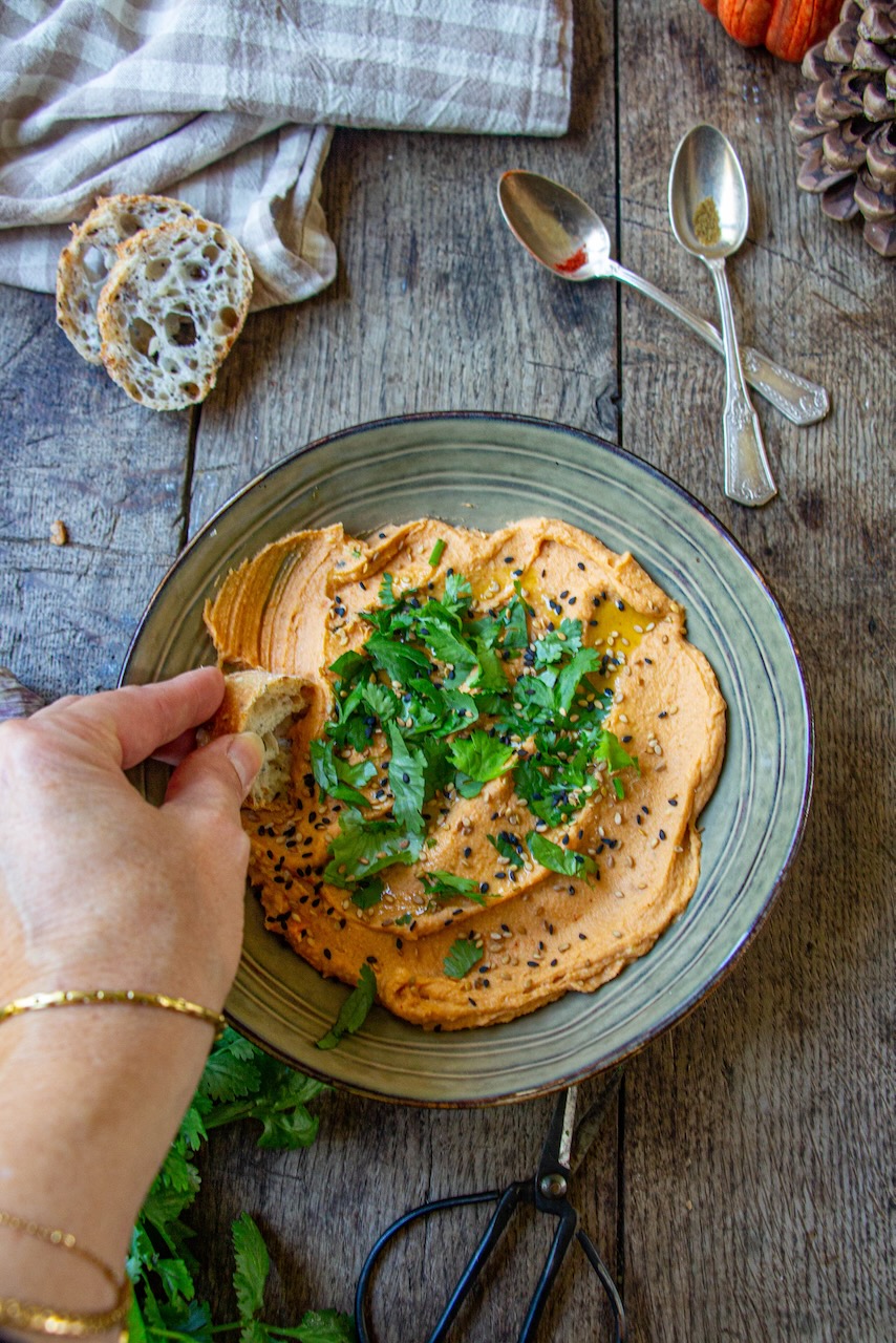 Houmous de Patate Douce - Casserole et Chocolat