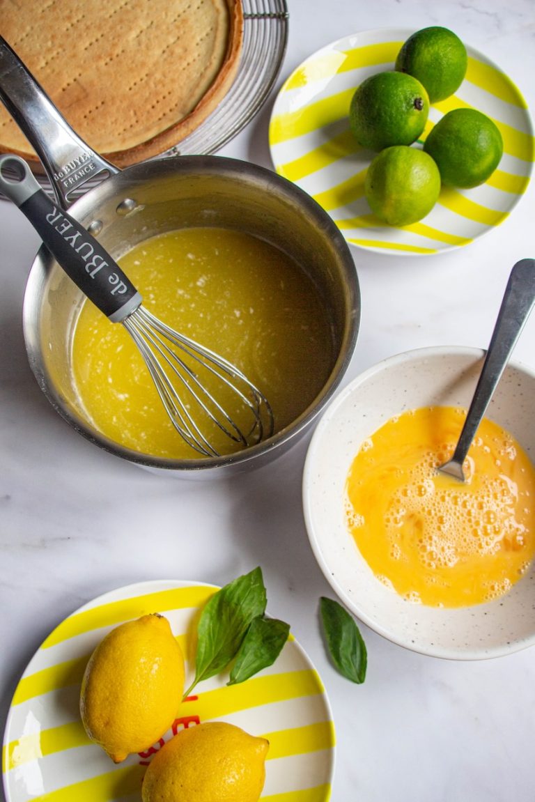 La Tarte Citron, Citron vert et Basilic - Casserole et Chocolat