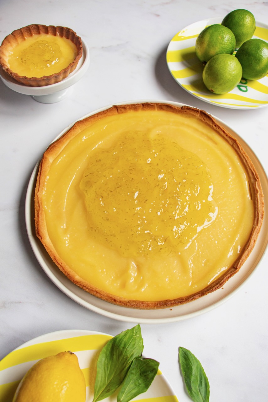 La Tarte Citron, Citron vert et Basilic - Casserole et Chocolat