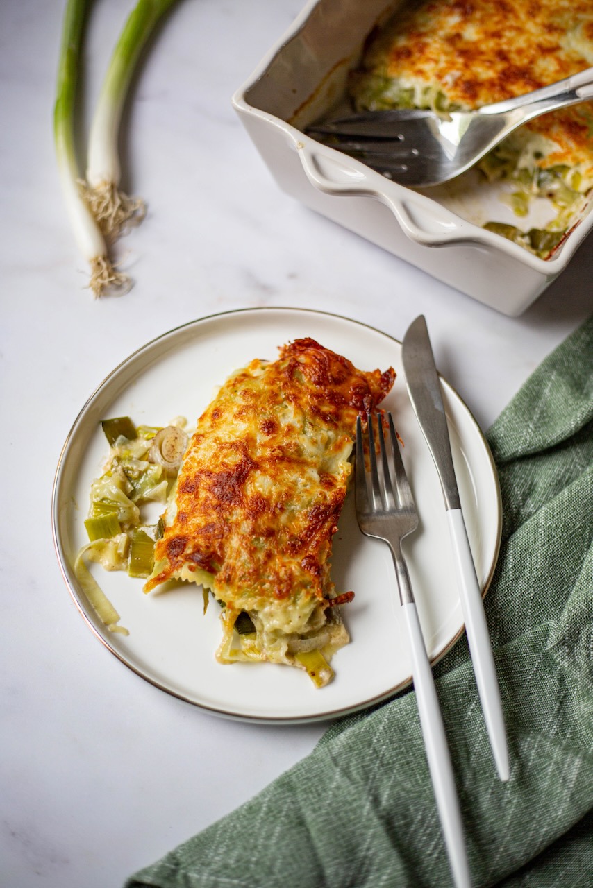 Gratin de Ravioles et Poireau - Casserole et Chocolat