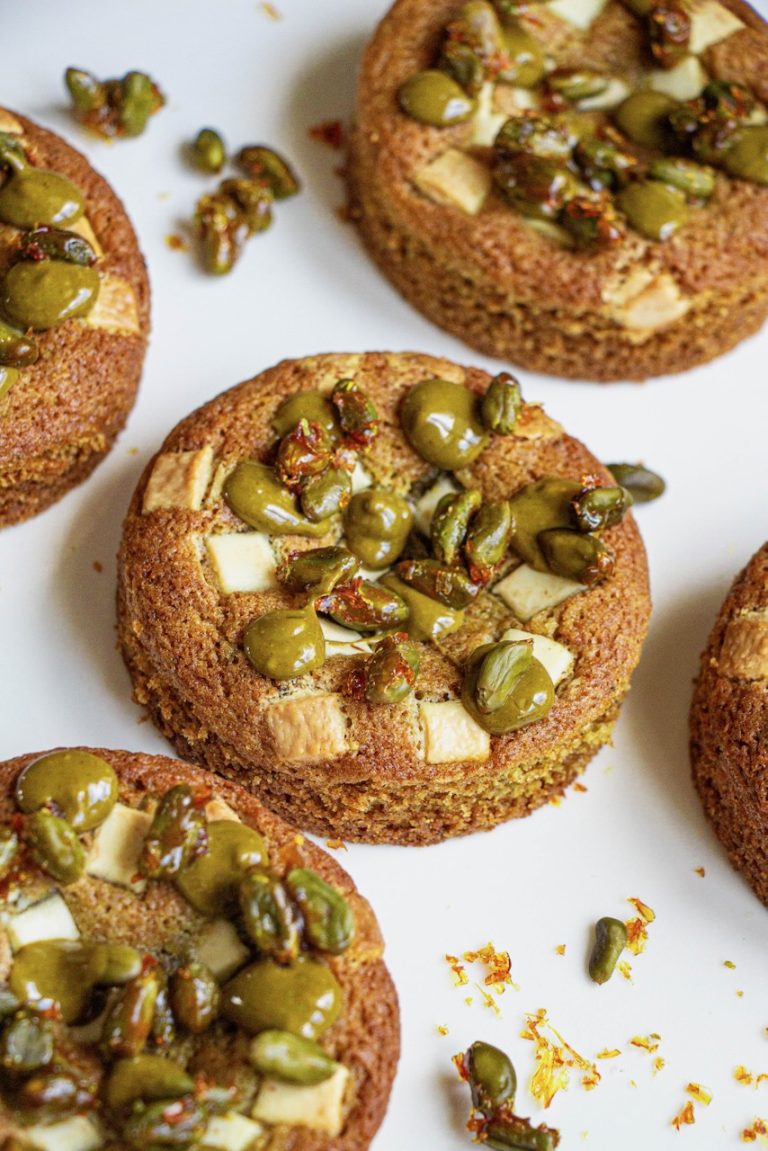 Gros Cookies Pistache et Chocolat blanc : Casserole et Chocolat