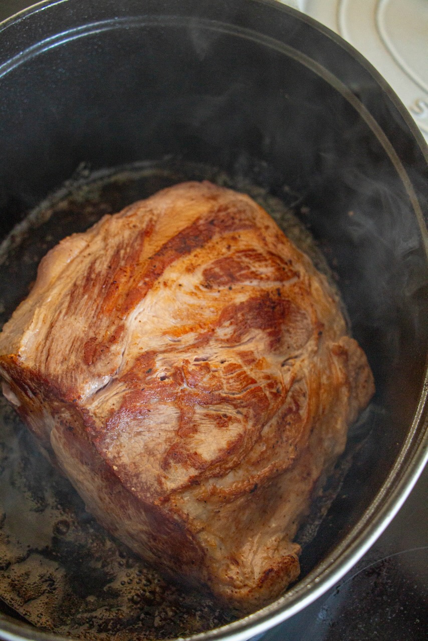 Rôti de Porc aux Légumes d'Hiver - Casserole et Chocolat